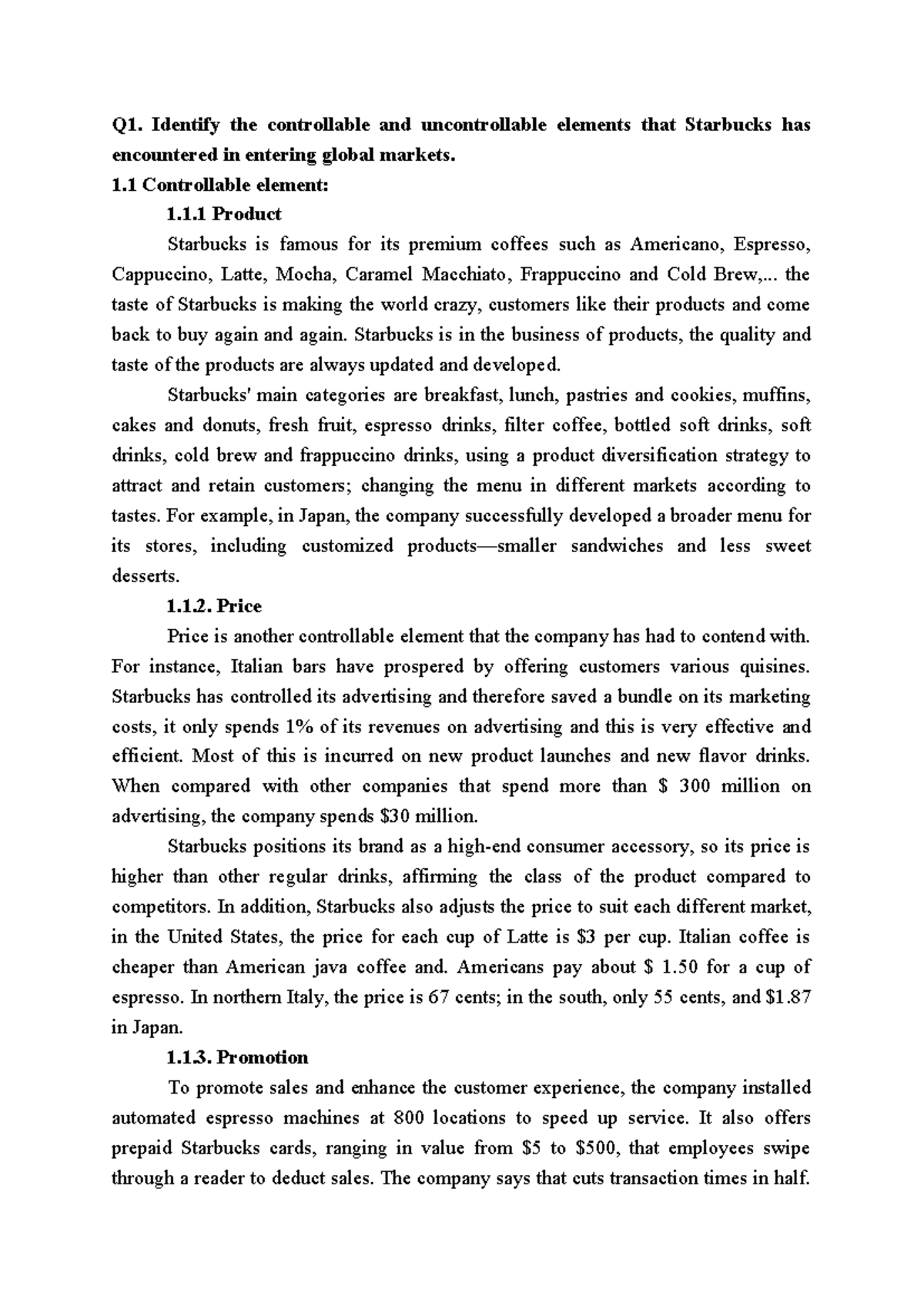 BT3 Nhóm 4 - good - Q1. Identify the controllable and uncontrollable ...