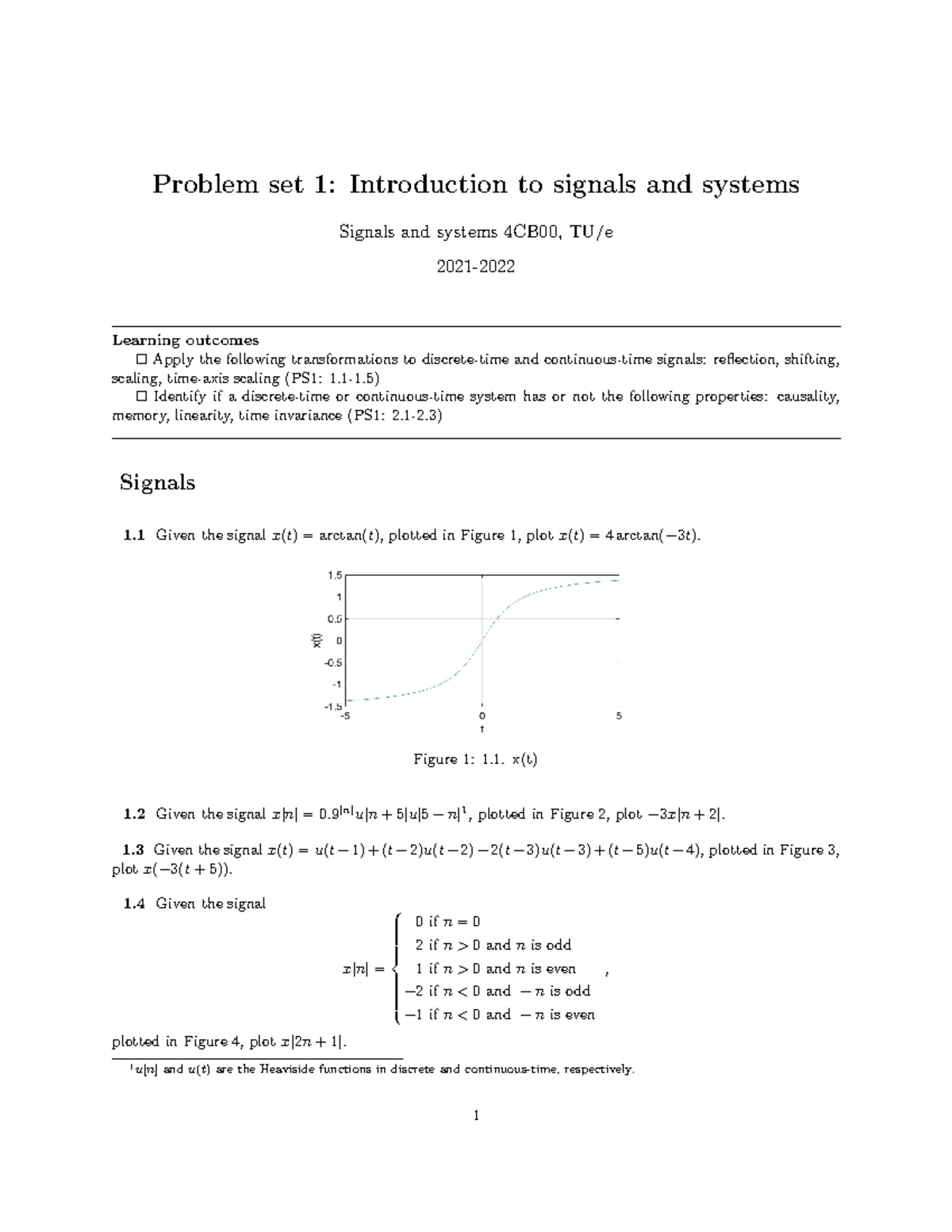 PS1 - Exercise questions that prepare you for the final exam providing ...