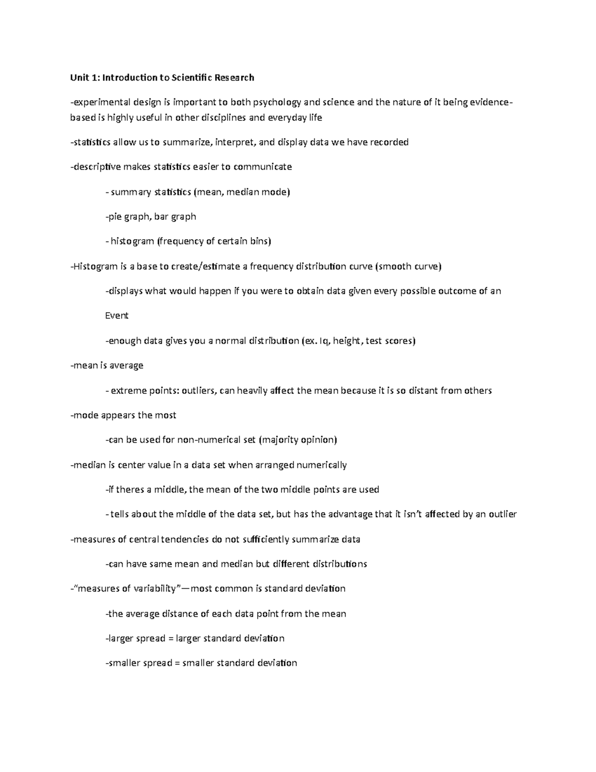 Researchmethods 1 Module - Unit 1: Introduction to Scientific Research ...