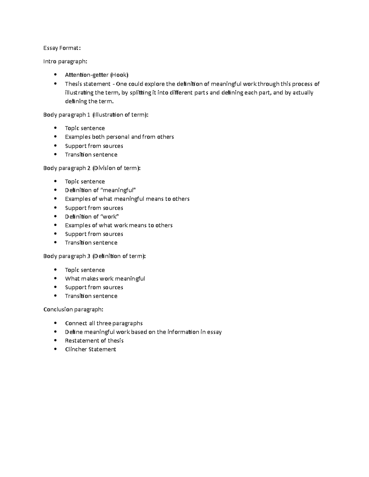Thummalapalli EDoutline - Essay Format: Intro paragraph: Attention ...