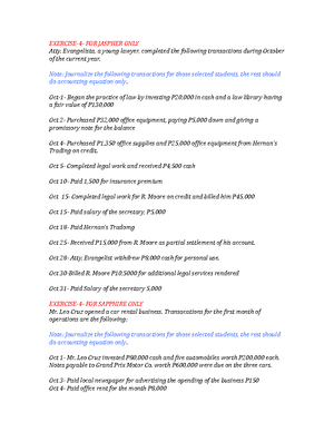 Chapter-5-Assignment - ACCOUNTING INFORMATION SYSTEM CHAPTER 5 – ASSIGNMENT ESSAY Differentiate ...