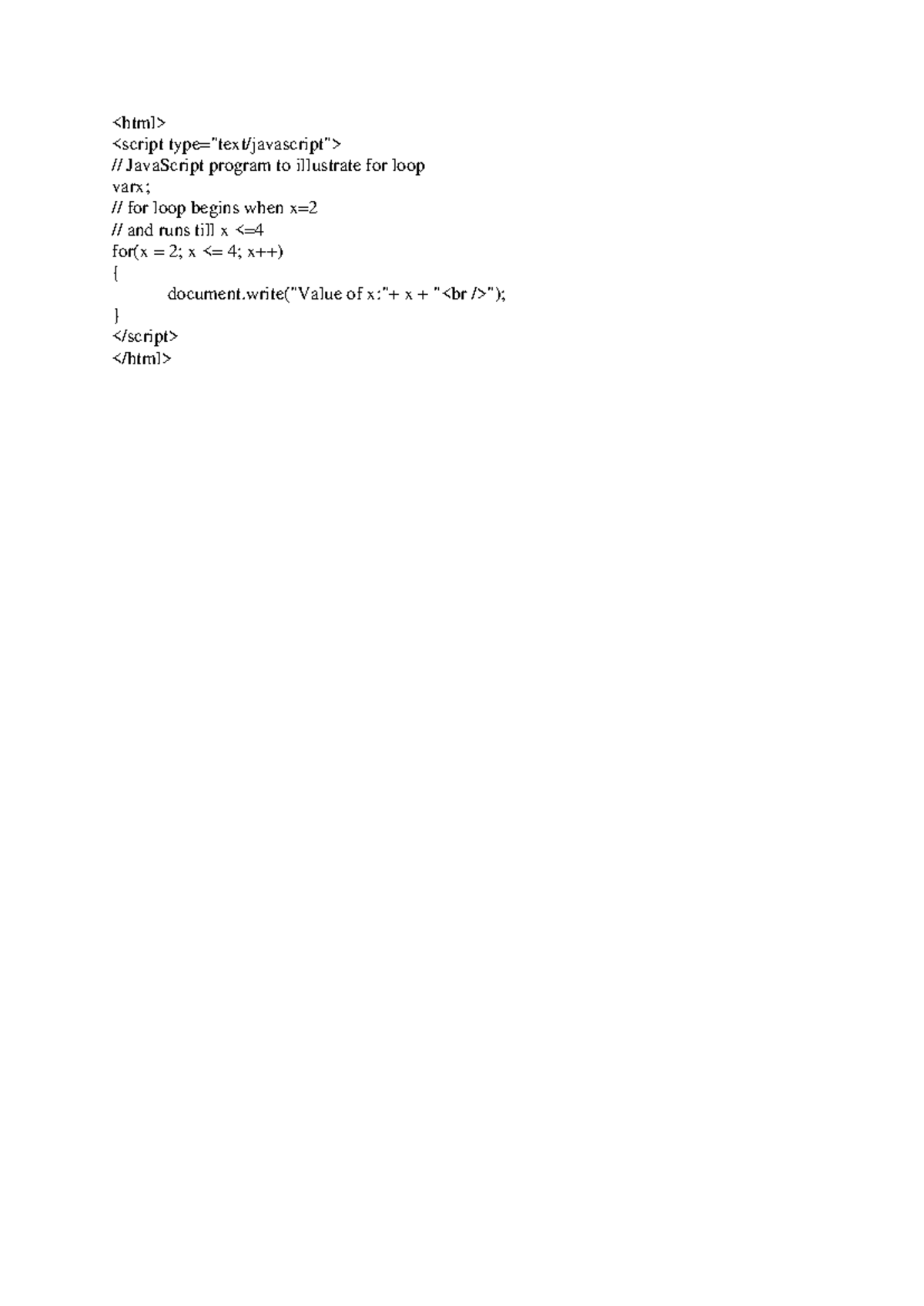 Practical 1 5 Code Client Side Scripting