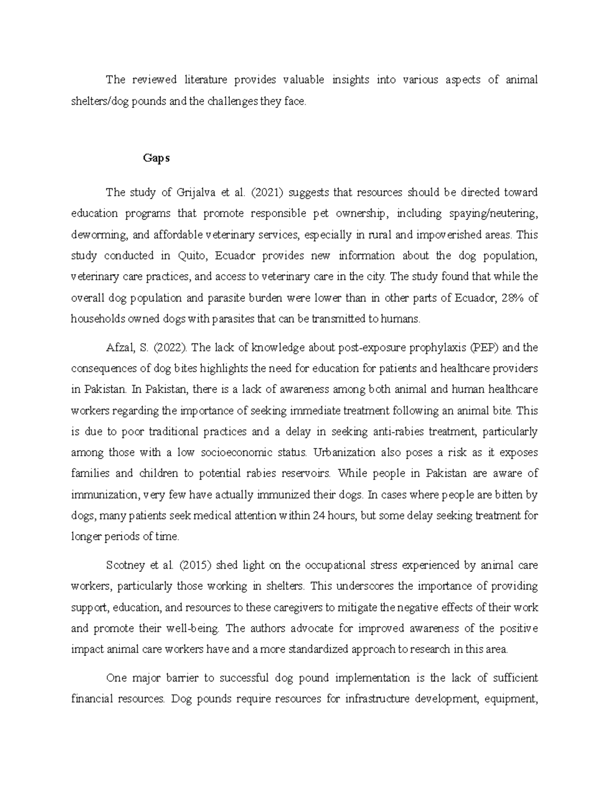 Final-rrl-1 - 4e7t8tc7u7u - The reviewed literature provides valuable ...