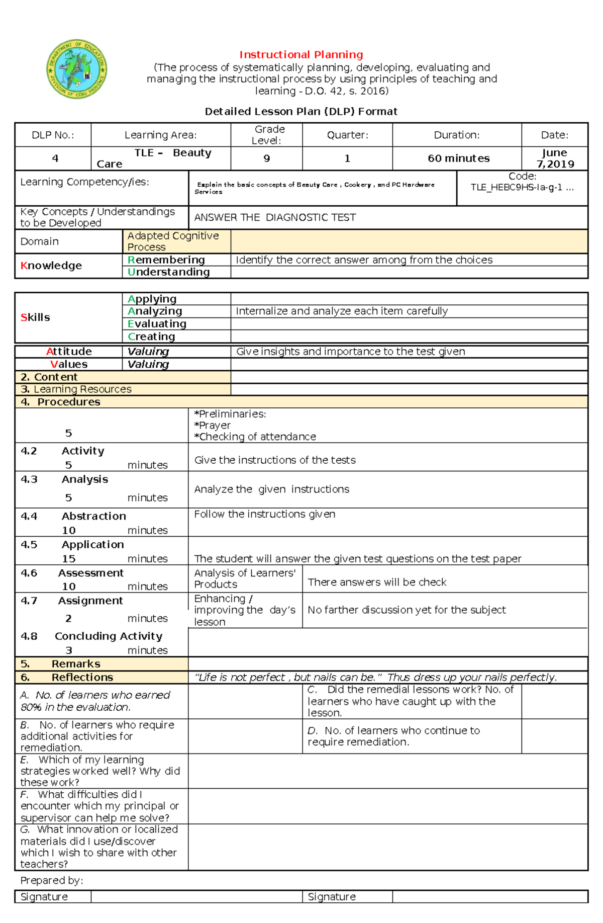 Instructional Planning - Instructional Planning (The process of ...