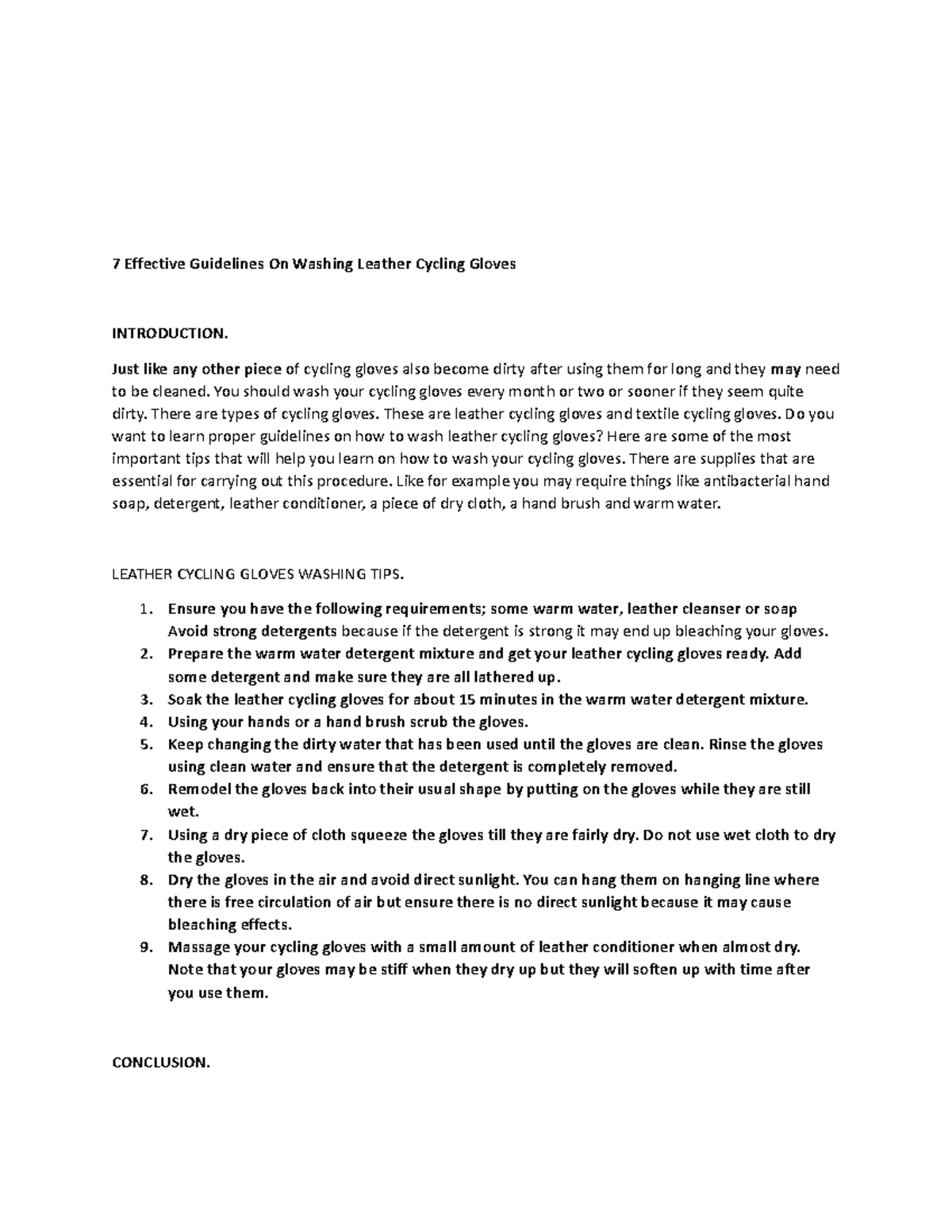 7 Effective Tips On How To Wash Leather Cycling Gloves - 7 Effective ...