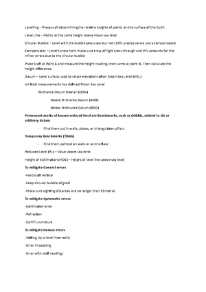 Misclosure Lecture Notes - Misclosure: E = Allowable misclosure N ...