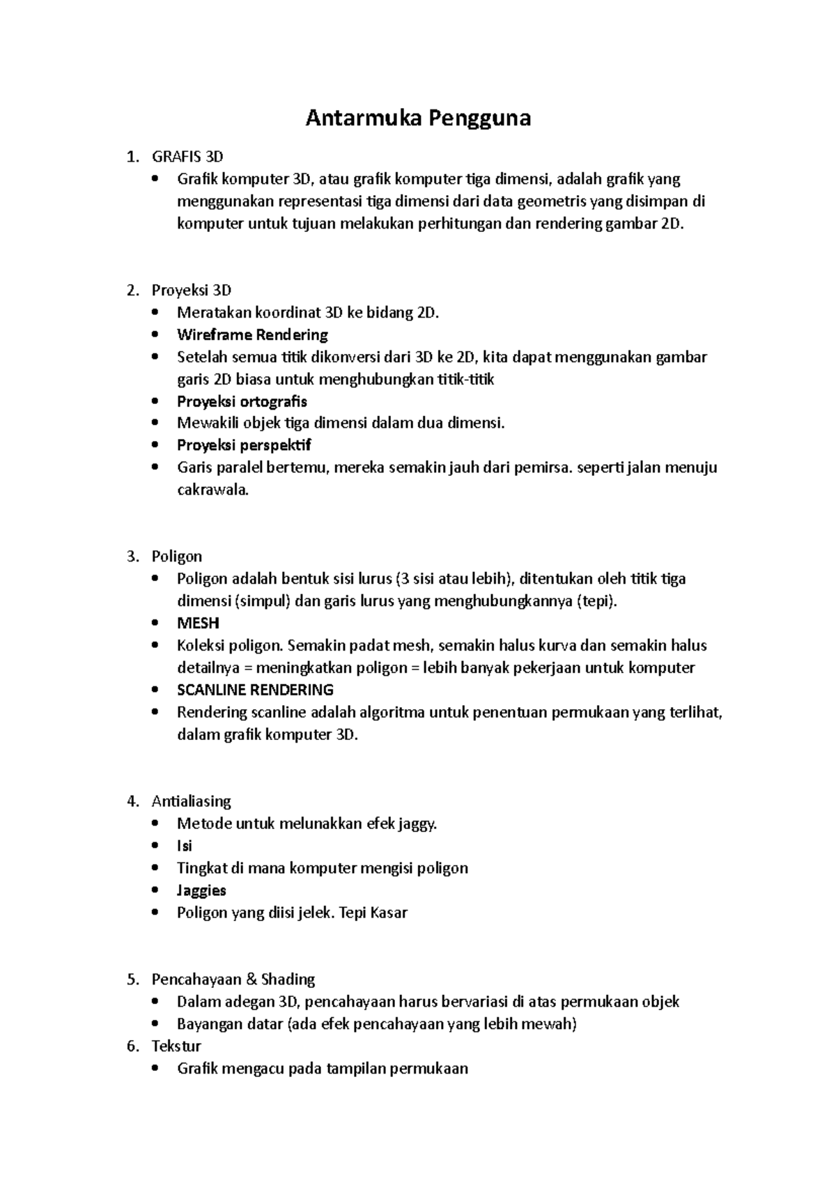 Antarmuka Pengguna 2 - Antarmuka Pengguna 1. GRAFIS 3D Grafik komputer ...