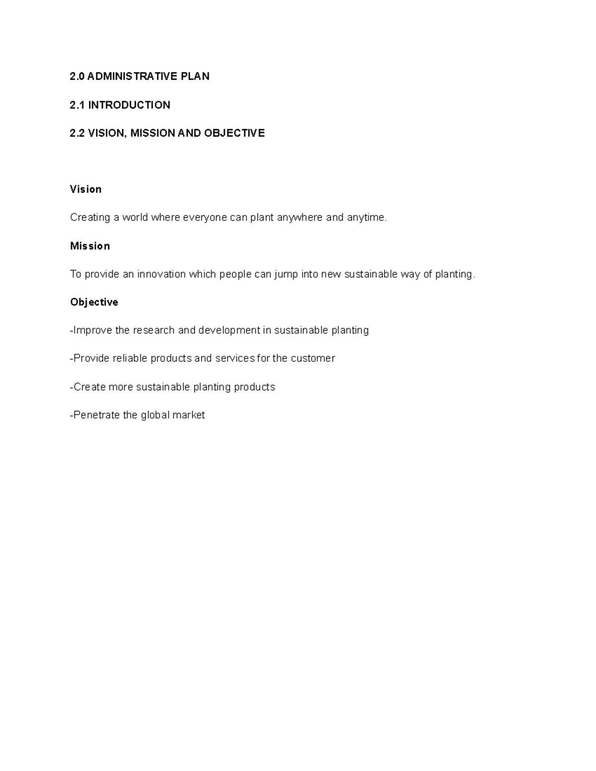 Admin Plan ENT - description - 2 ADMINISTRATIVE PLAN 2 INTRODUCTION 2 ...