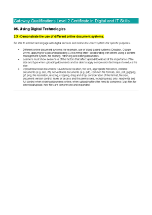 3.1 - Explain how digital technologies are used in different sectors ...