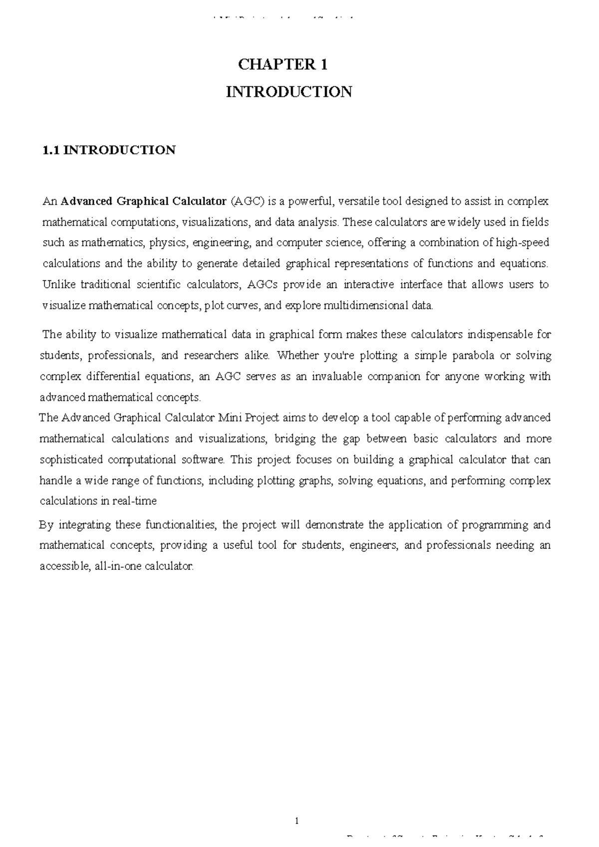 Satej fds report - it will be helpful - 1 CHAPTER 1 INTRODUCTION 1 ...