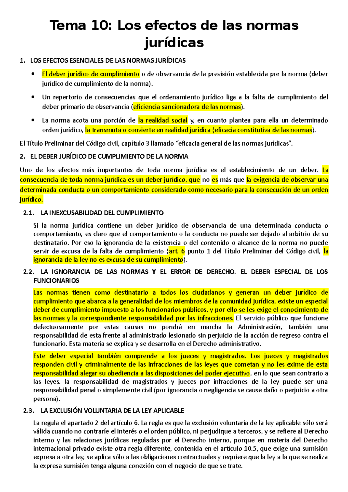 los efectos de las normas jurídicas - LOS EFECTOS ESENCIALES DE LAS ... los efectos de las normas jurídicas - LOS EFECTOS ESENCIALES DE LAS ...