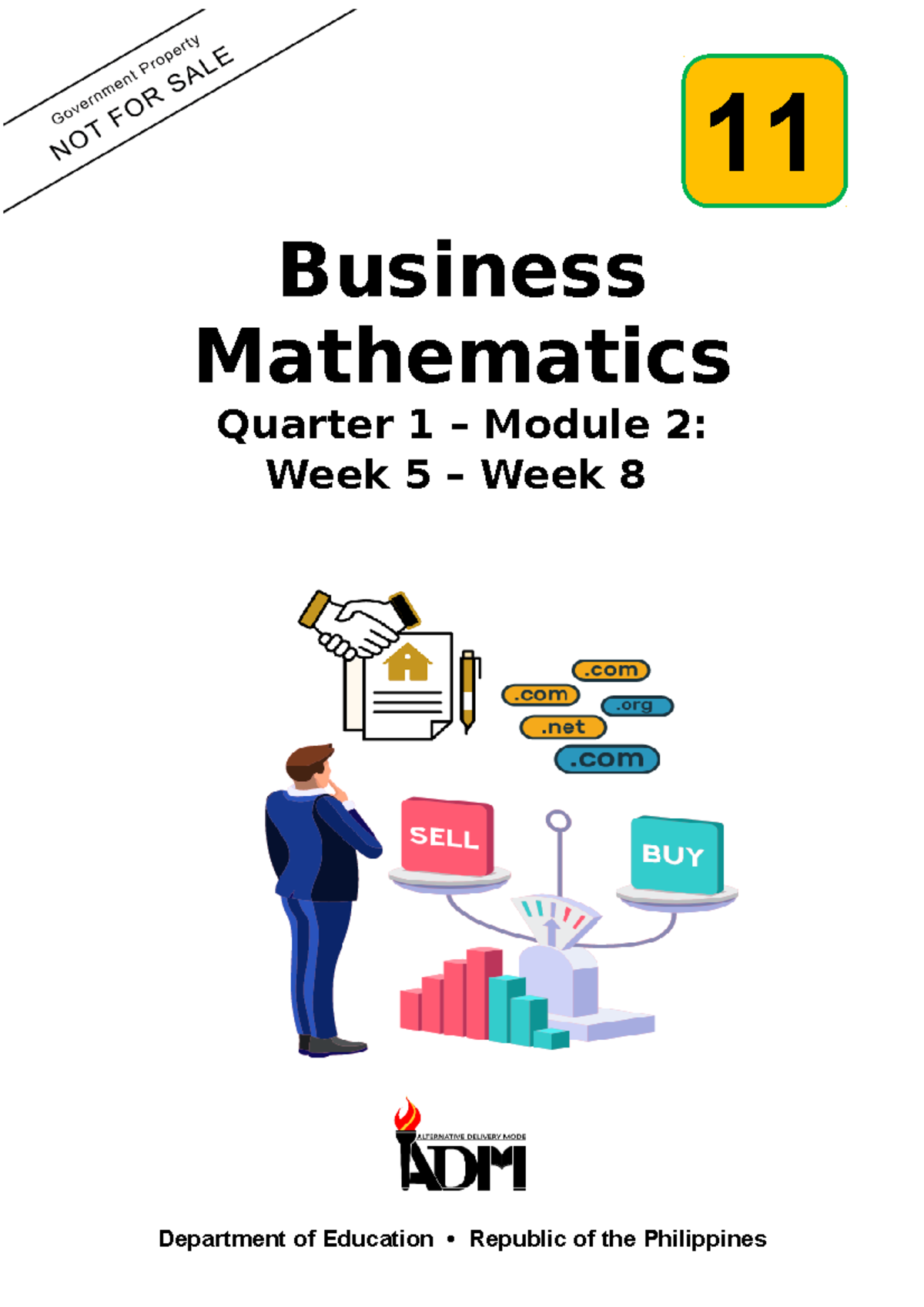 Business MATH Module Week 5 Week 8 Q1 ADM format student - Business ...