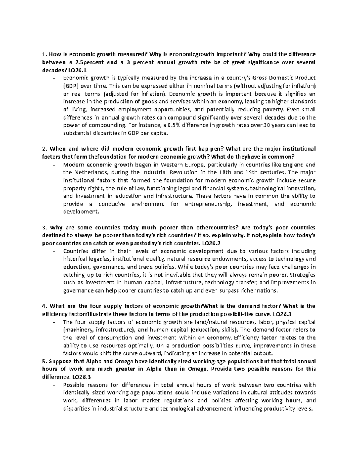 26-27 - How is economic growth measured? Why is economicgrowth ...