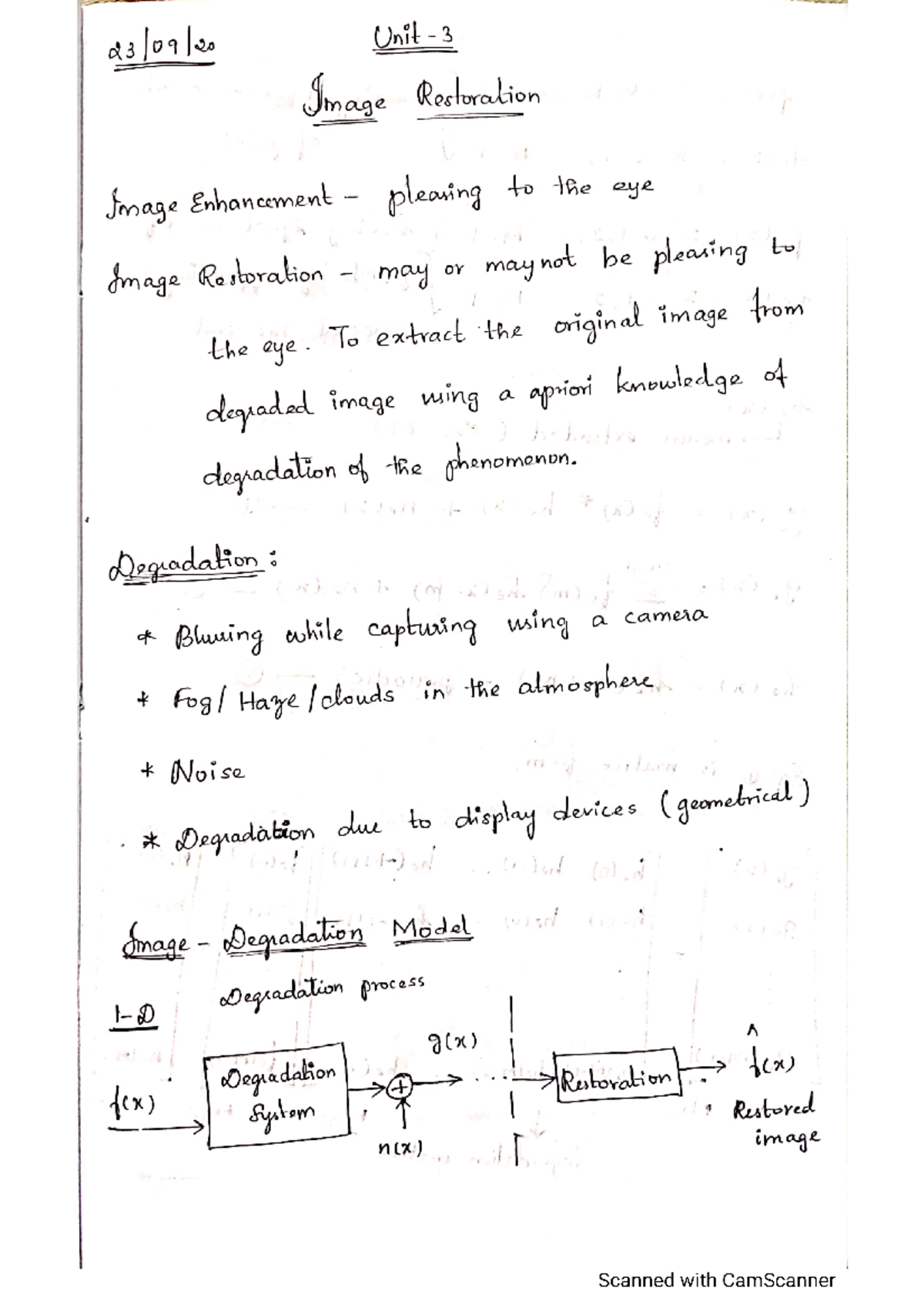 DIP UNIT 3 - Lecture notes 3 - Digital Communication - Studocu