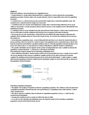 Distribution tables for business statistics - Business Statistics - AUB ...