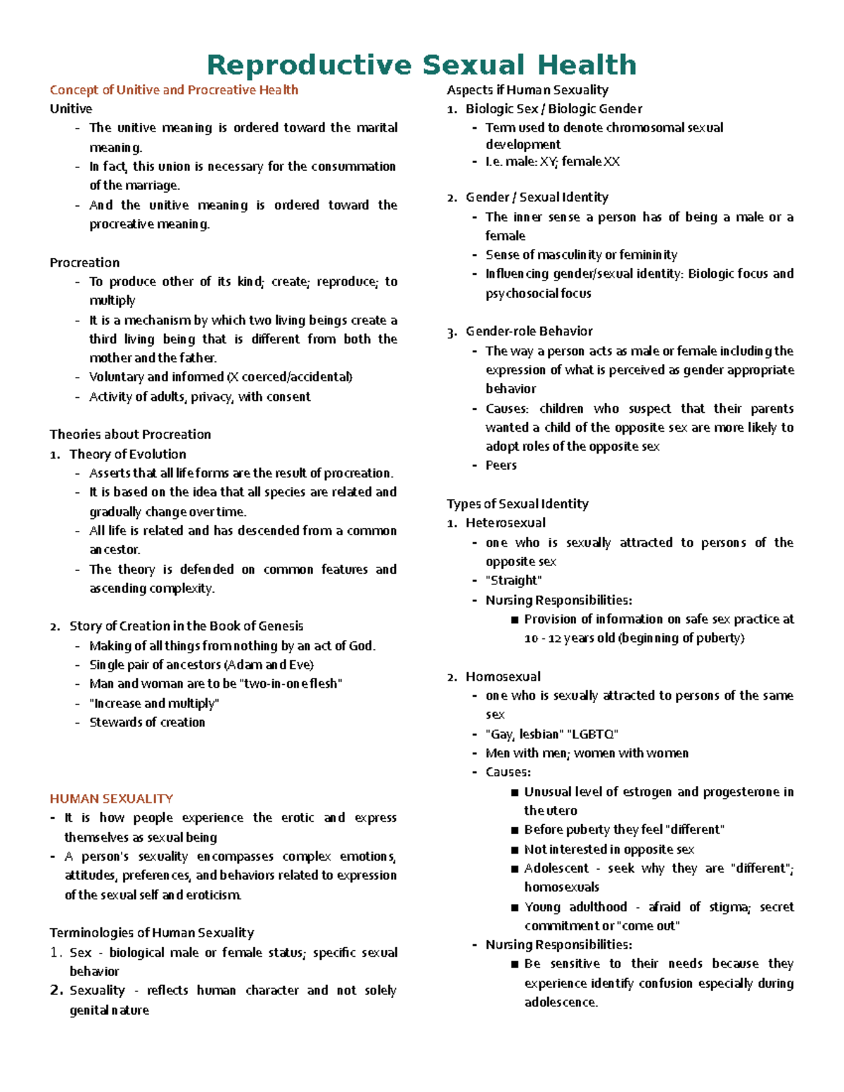 1. reproductive sexual health - Reproductive Sexual Health Concept of ...