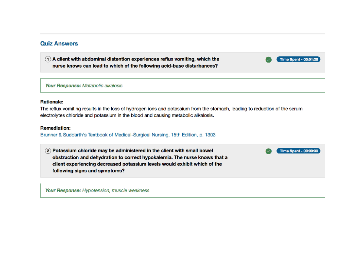 Stan Checketts- Pre-Simulation QuiZ - NUR 240 - Studocu
