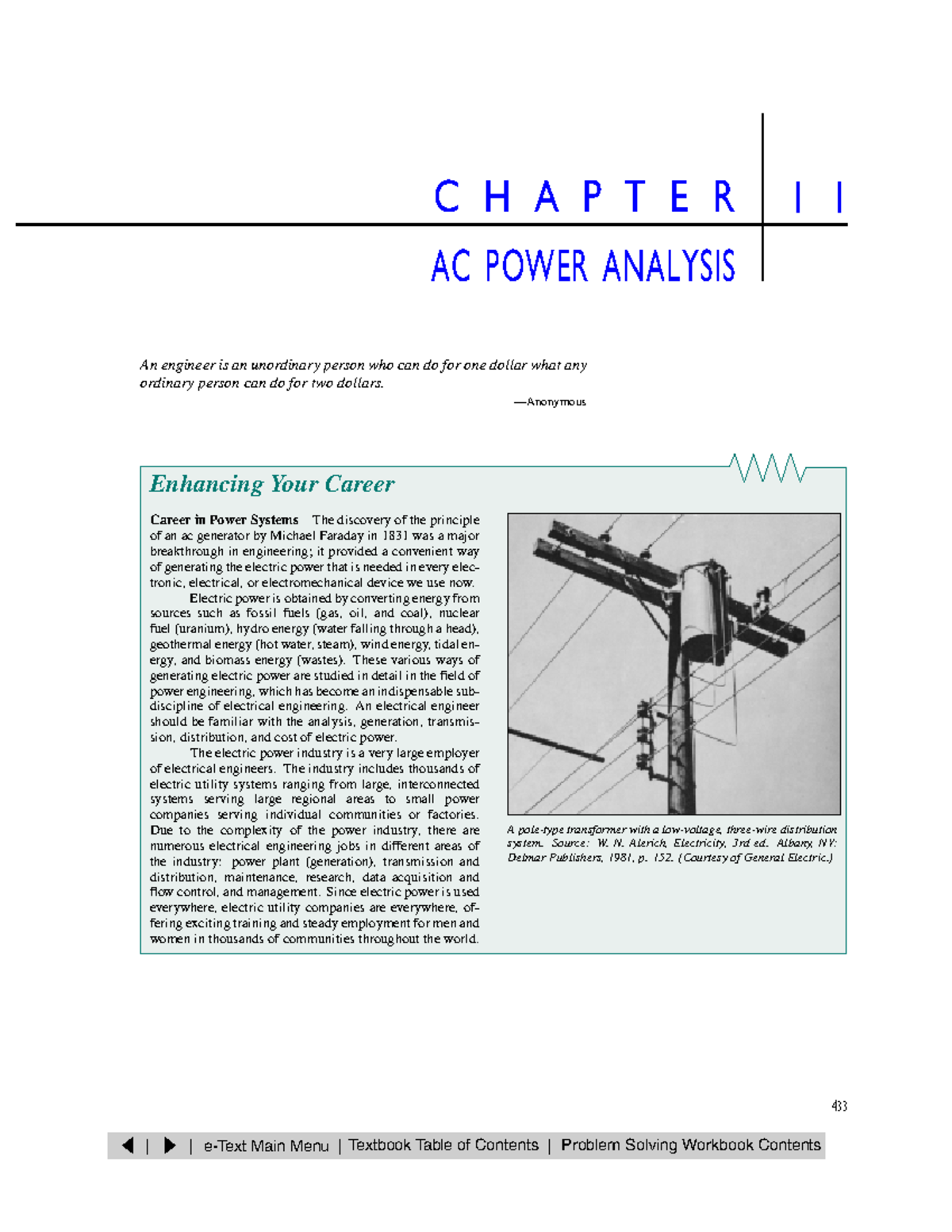 transformer detail report and working - ####### 433 C H A P T E R AC ...