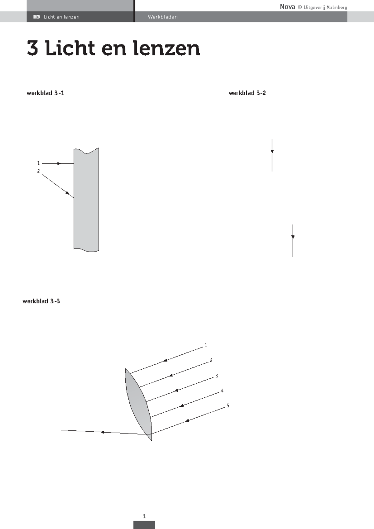 Vwo werkbladen H3 - als je antowoorden wilt is dit het bestand. - H3 Licht en lenzen Werkbladen ...