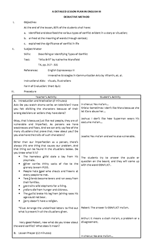 Lesson Plan in Math Triangles - Instructional Planning (iPlan) (With ...