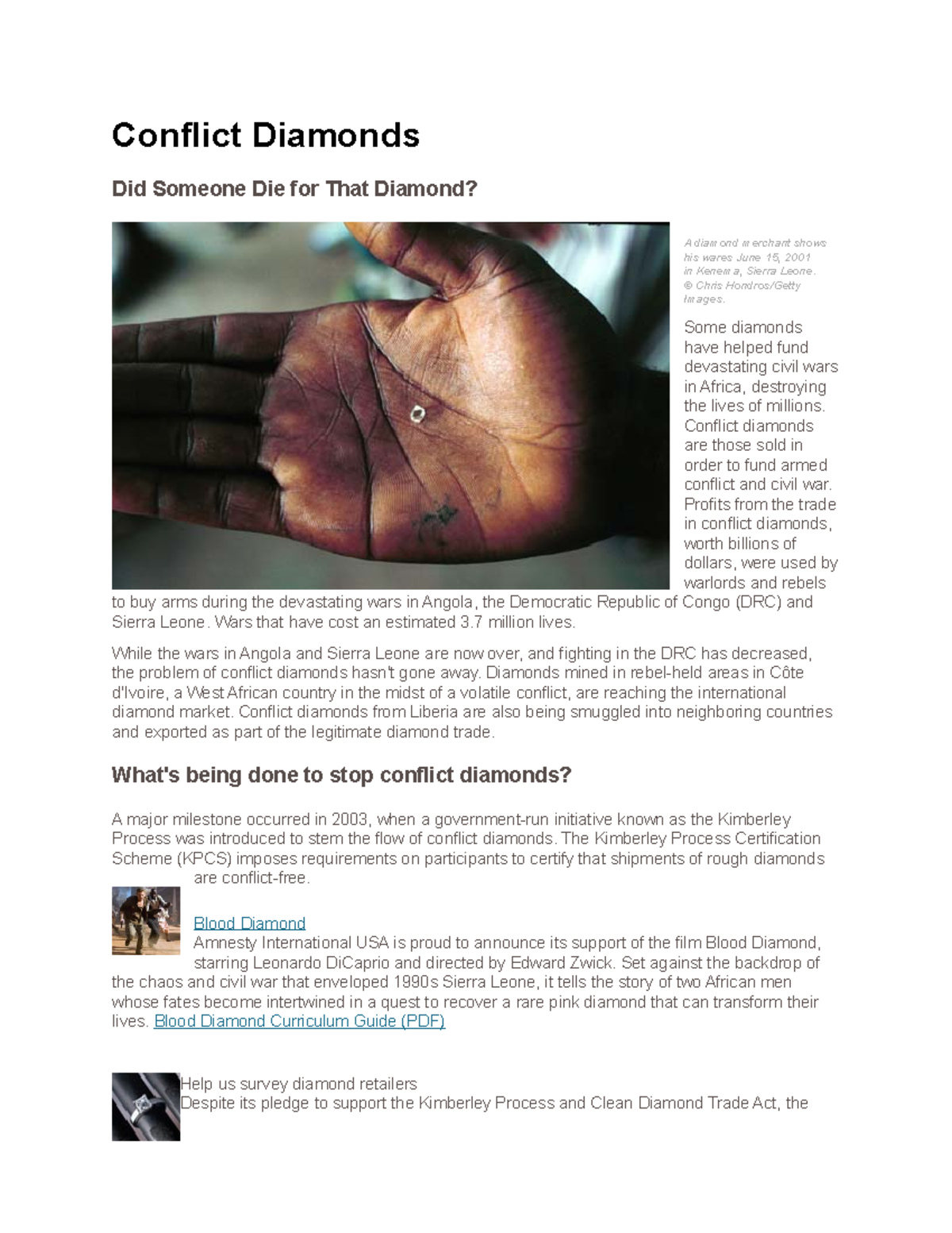 conflict_diamonds_article - Conflict Diamonds Did Someone Die for That ...