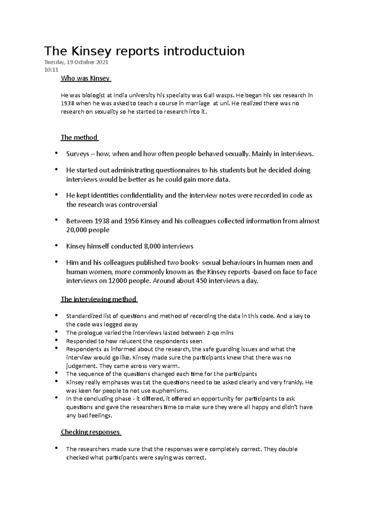 The Kinsey reports introductuion - The Kinsey reports introductuion ...