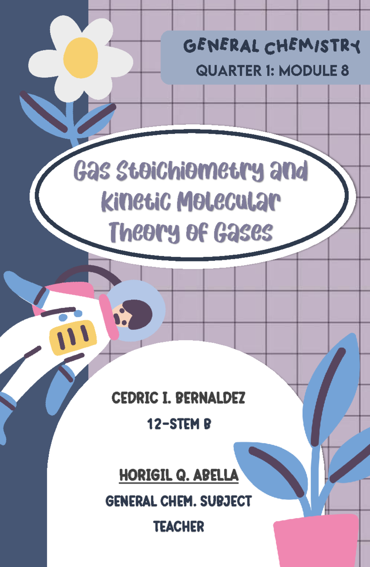 ( Module 8-Gas Stoichiometry and Kinetic Molecular Theory of Gases ...