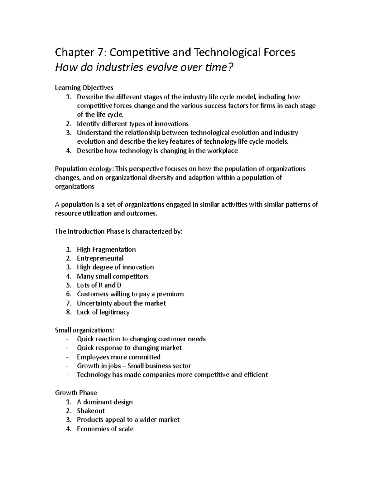 Chapter 7 admin - Lecture notes 7 - Chapter 7: Competitive and ...