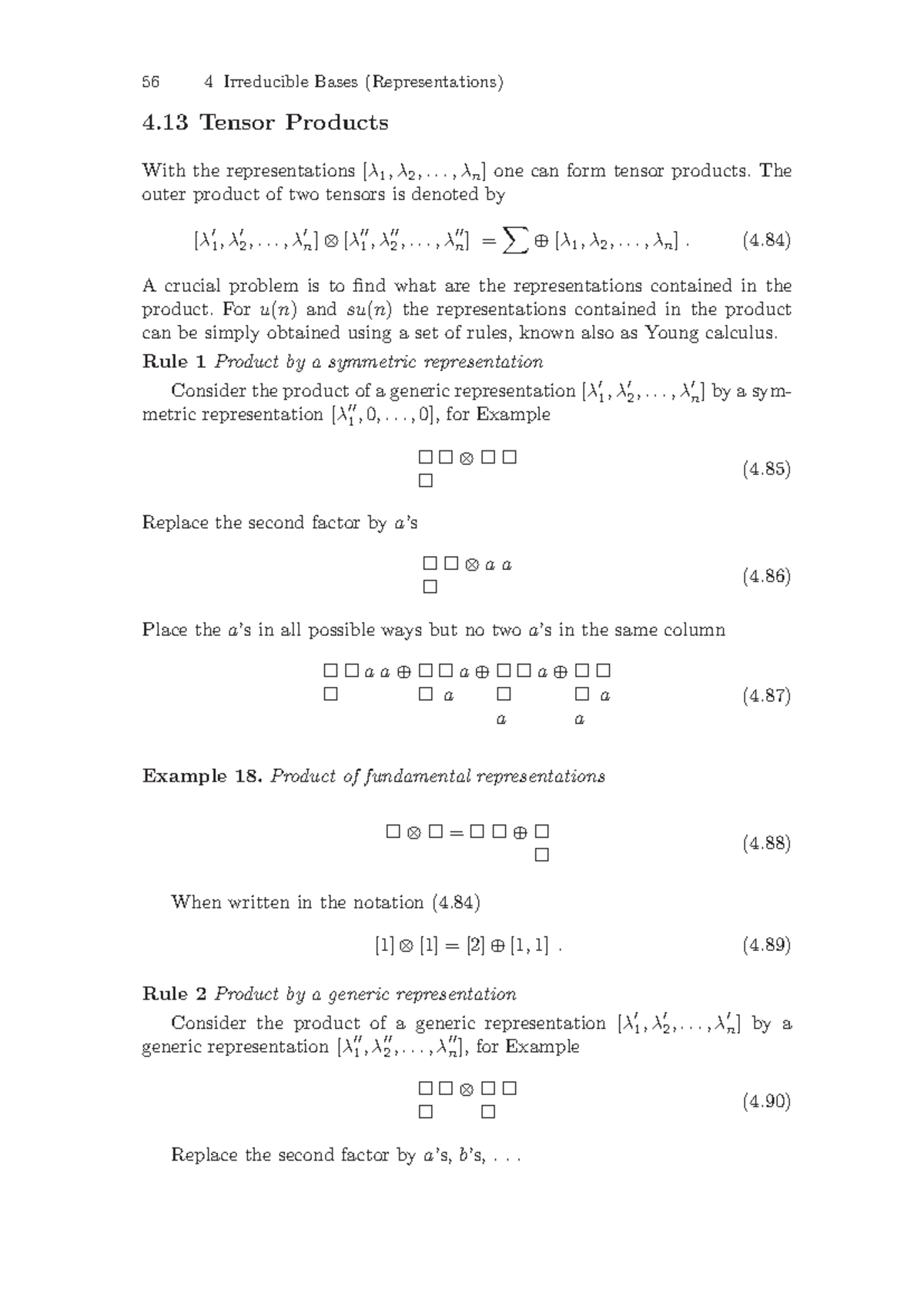 Lie Algebras and Applications-11 - 56 4 Irreducible Bases ...