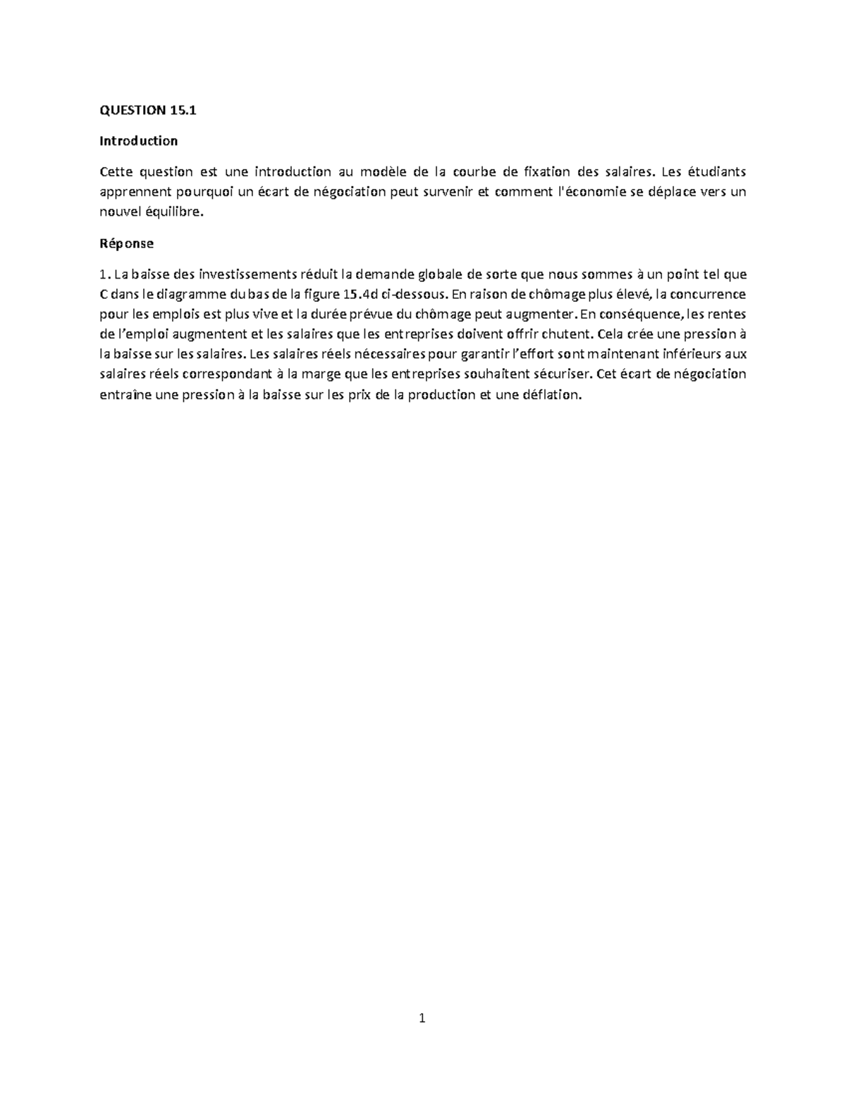 Réponses Chapitre 15 - Résumé Economie - Warning: TT: undefined function: 32 Warning: TT ...