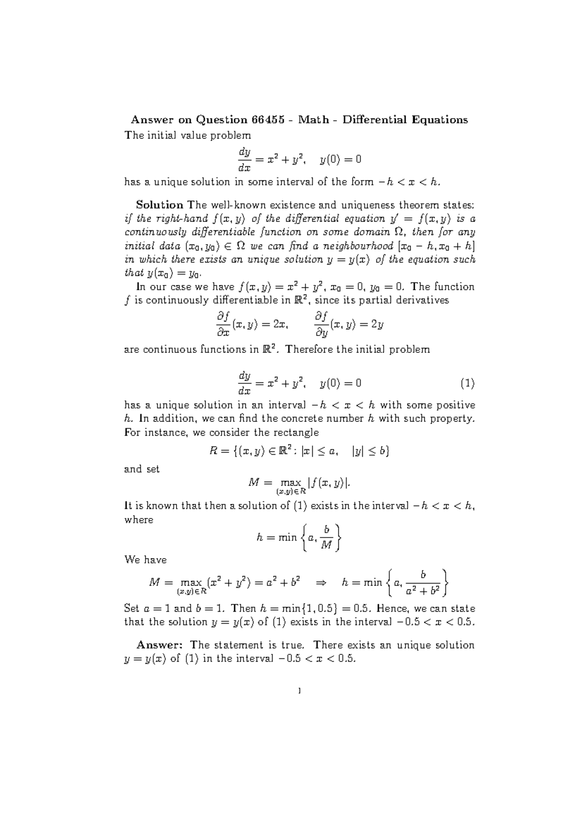 Answer 66455 - Answer on Question 66455 - Math - Differential Equations ...