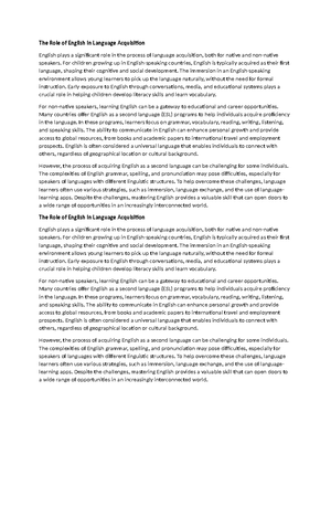 The Role of English in the Digital Age - In the digital age, English ...