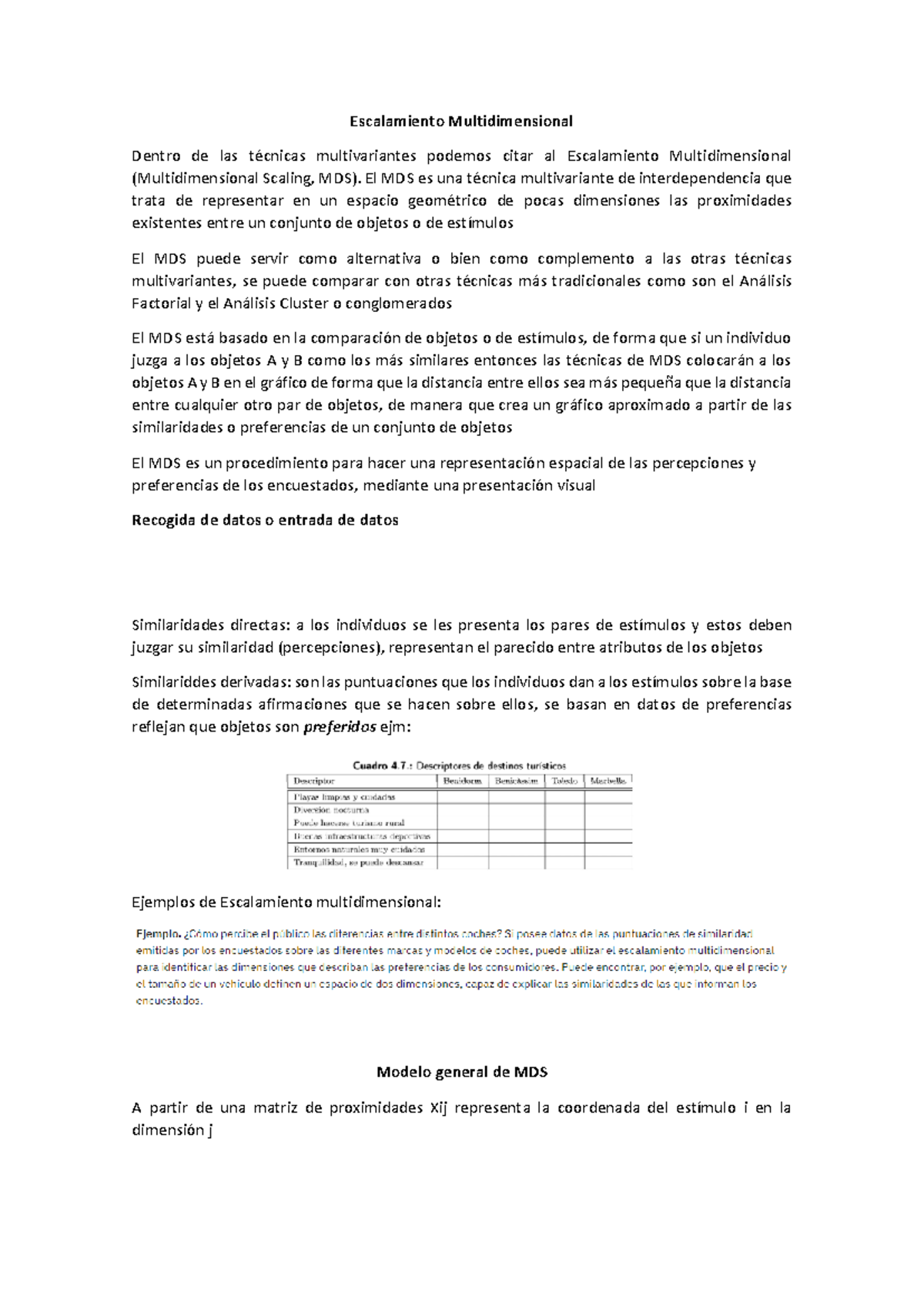 Escalamiento Multidimensional - Escalamiento Multidimensional Dentro de ...