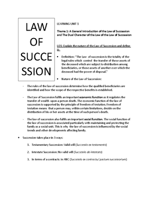 Casey NO v THE Master AND Others 1992 (4) SA 505 (N) - Studocu