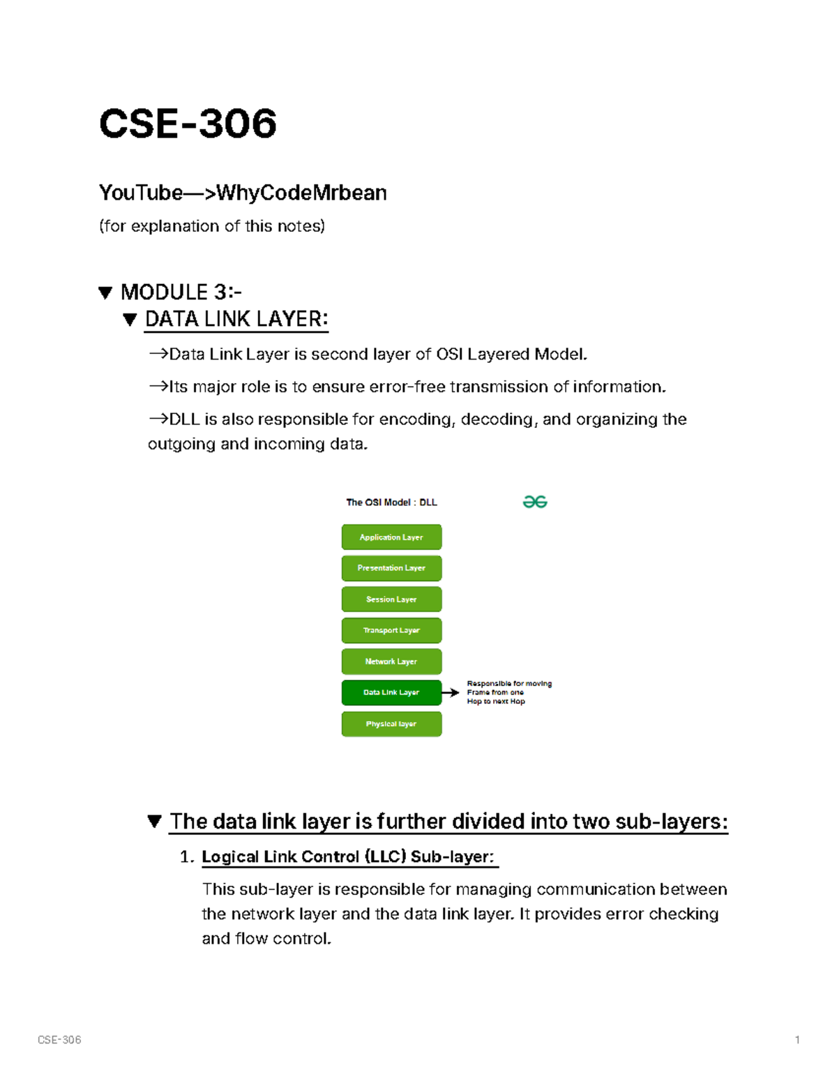 UNIT-3 CSE-306 - A8IK7HH8YKI857U6YI8 - CSE- YouTube—>WhyCodeMrbean (for explanation of this ...
