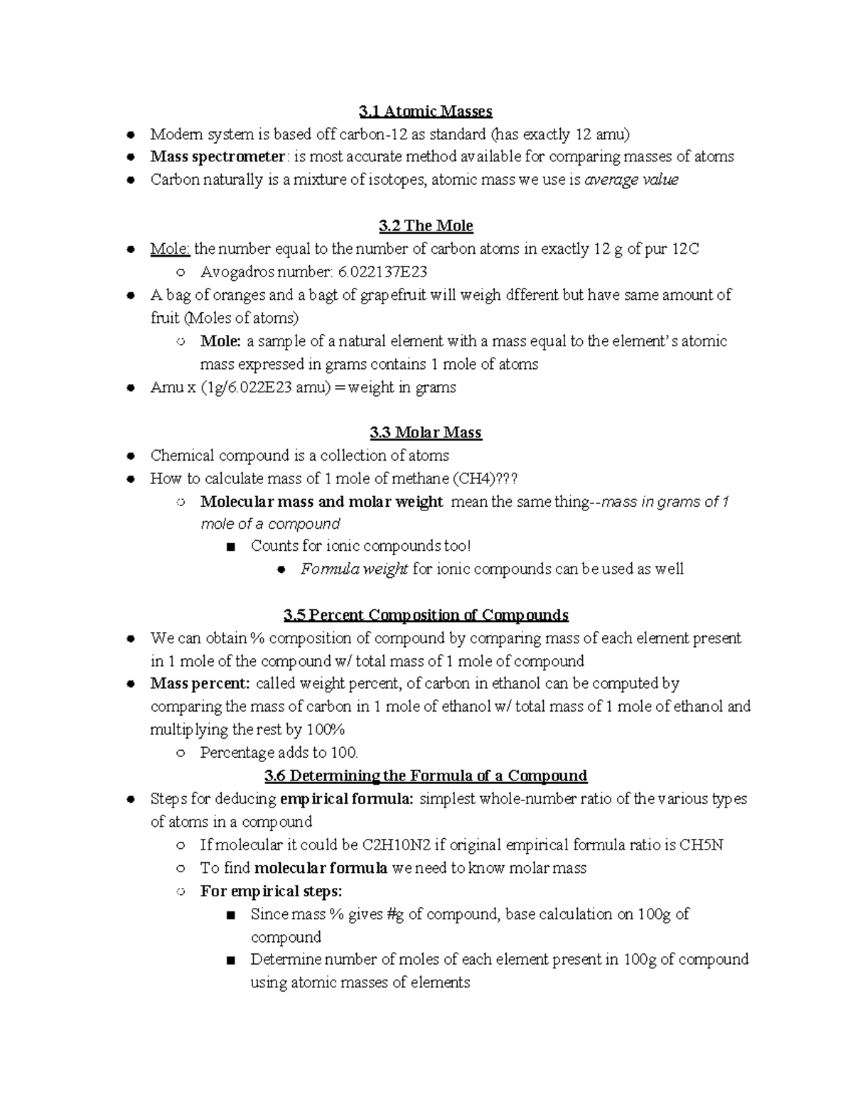 Ch3 - Notes from the book that are covered in all Chem 142 Classes - 3 ...