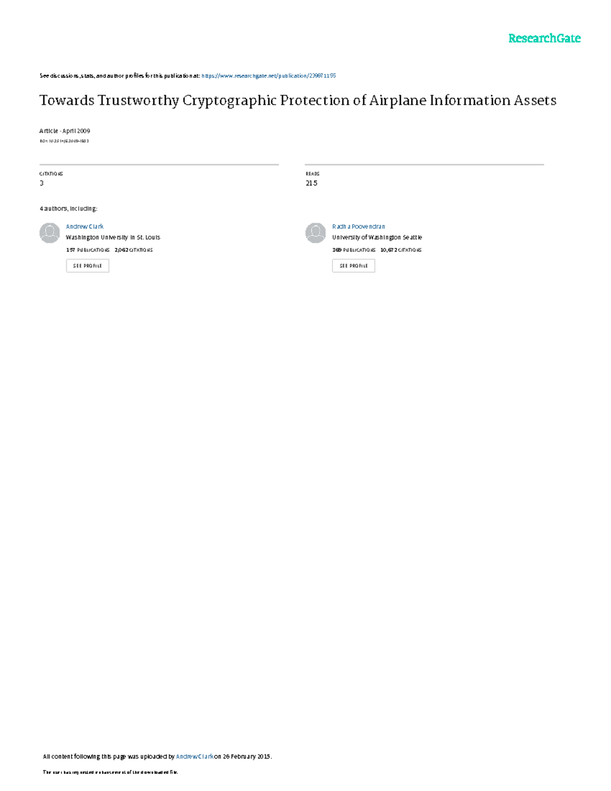 Towards Trustworthy Cryptographic Protection of Ai - See discussions ...