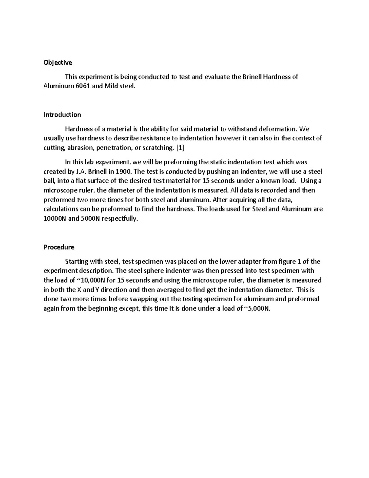 Lab 1 Winter 2022 - Lab 1 - Objective This experiment is being ...