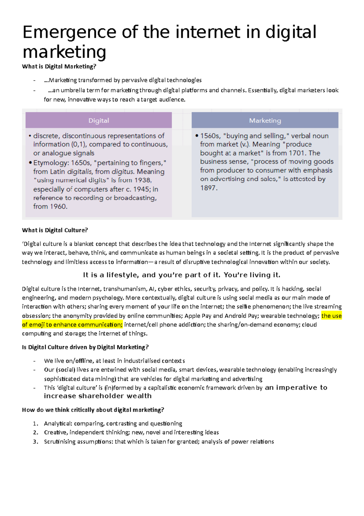 The history of the internet - Emergence of the internet in digital ...