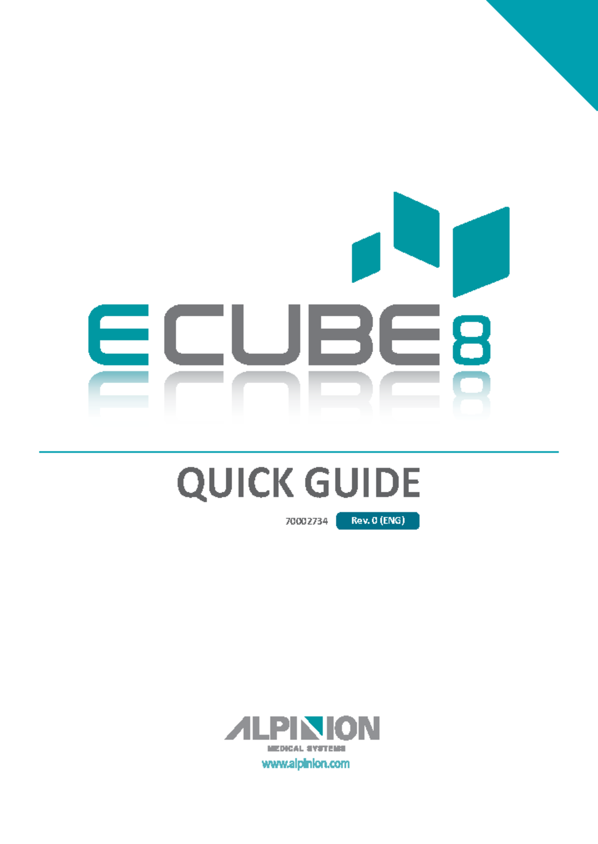 E cube 8 - Ecube 8 seris - QUICK GUIDE 70002734 Rev. 0 (ENG) Copyright ...
