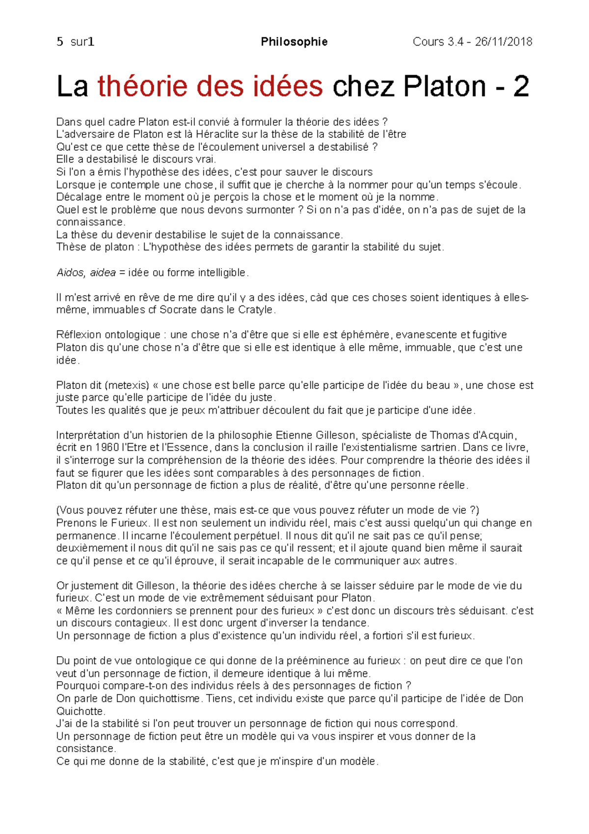 Cours 3.4 - Platon (Théorie des idées) - La théorie des idées chez ...