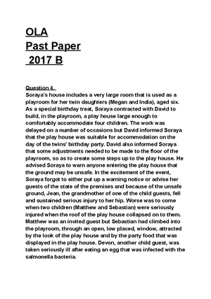 Nuisance - detailed notes - Nuisance There are three types of nuisances ...