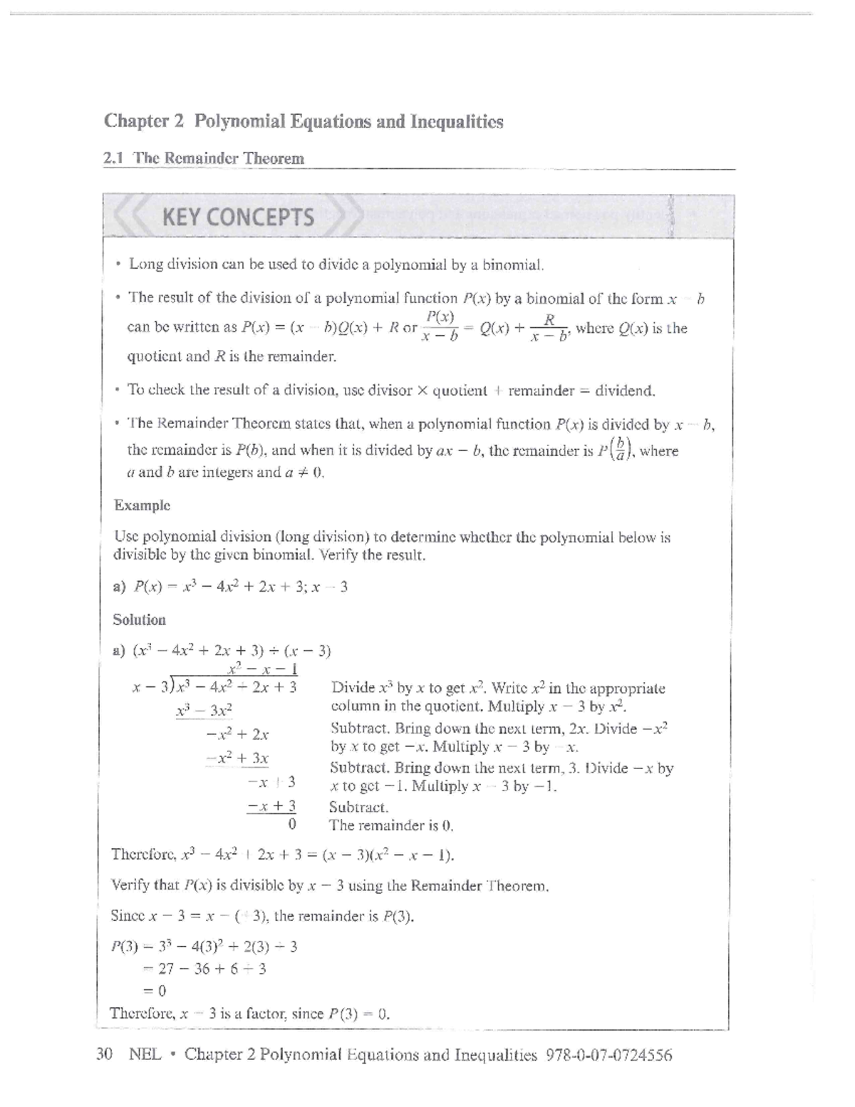 MHF4U Chapter 2 Polynomial Equations and Inequalities - Studocu