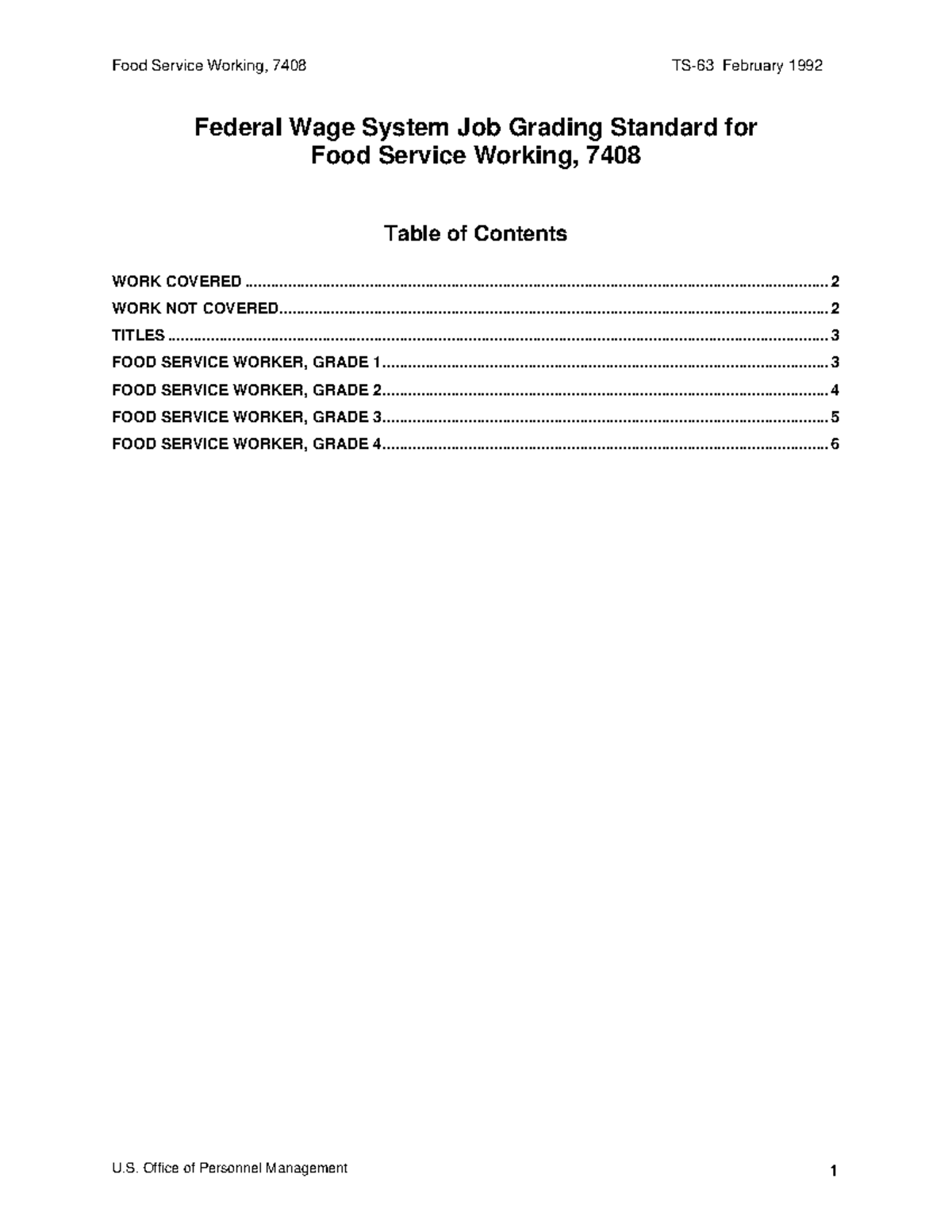 Federal Wage System - - Studocu