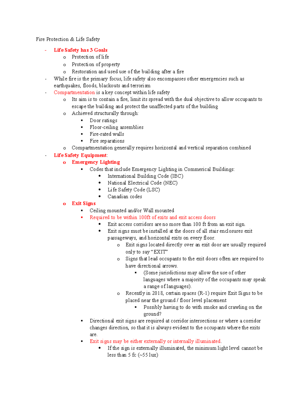 Fire Protection & Life Safety - Fire Protection & Life Safety - Life ...