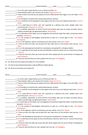 Trends-Module-1 - notes - MODULE 1: Trends and Networks “Let there be ...