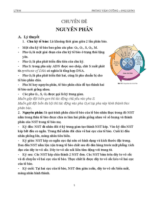 SHTB-thầy-Khôi - tóm bài học - LNSC-Bộ máy Golgi: Trình bày thuyết nội cộng sinh? (Keyword ...