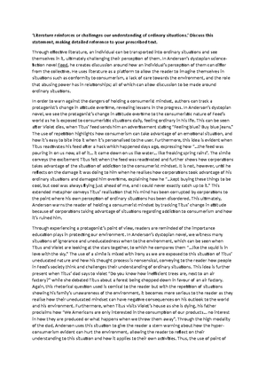 Anomalies Year 12 Common Module - Year 12 Common Module: Texts and ...