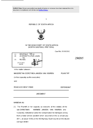 Delict Papers - DELICT PAST PAPERS 1 .1 Andy argues that the Prison ...