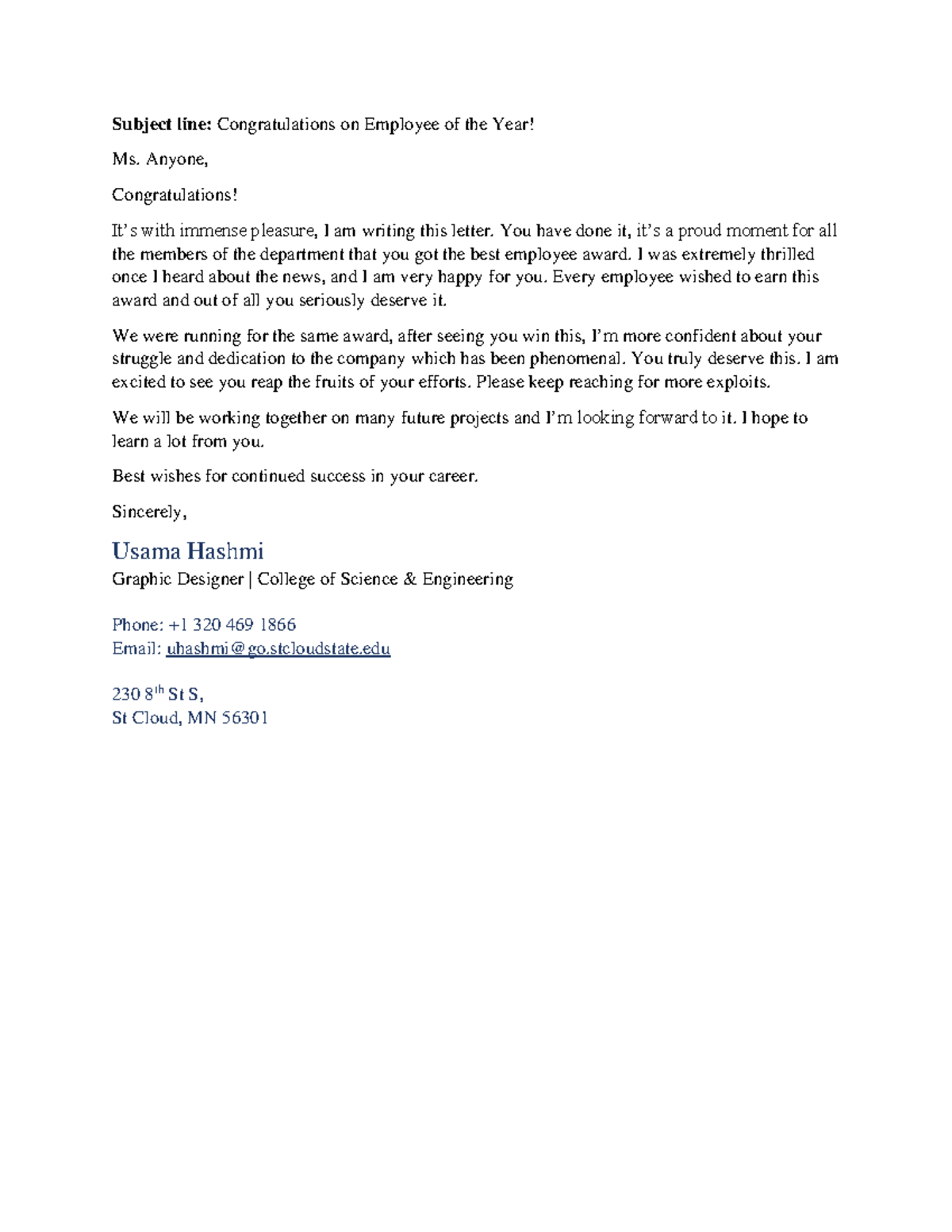 Homework #2 Positive Messages - GENG380 - SCSU - Studocu